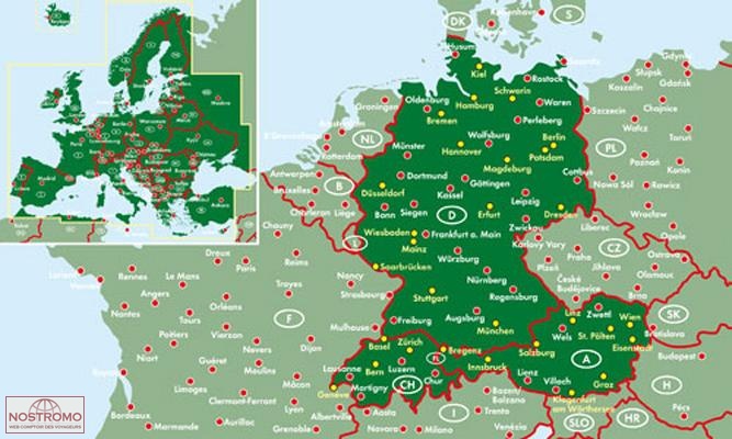 ALLEMAGNE - AUTRICHE - SUISSE | atlas routier Freytag & Berndt ...