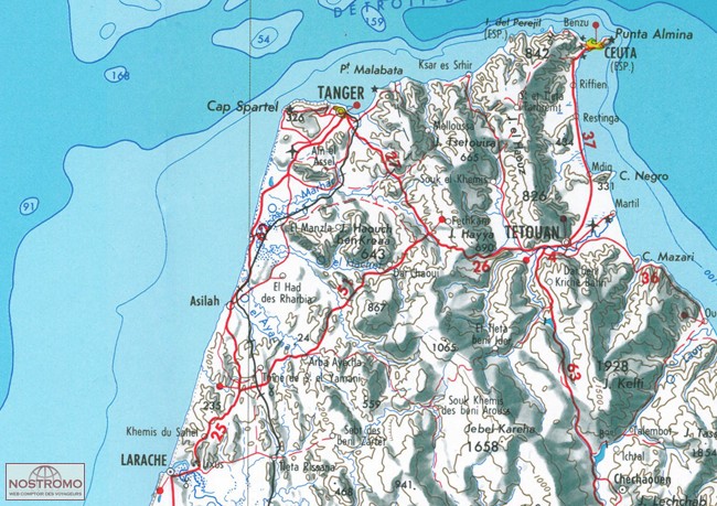 CIM RABAT | carte topographique IGN | nostromoweb